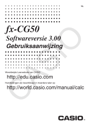Casio fx-CG50 - Manual de usuario, Guía del usuario, Instrucciones