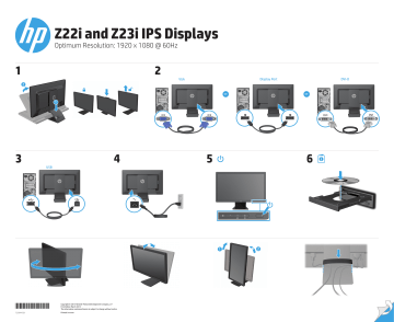 HP z22i, z23i Monitor User Manual | Manualzz