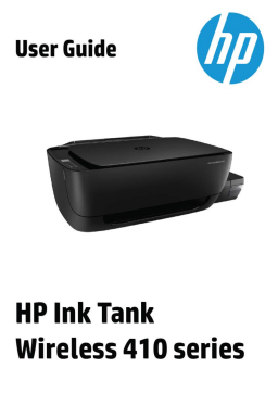 HP Ink Tank Wireless 415 - User Guide, Reference guide, User manual