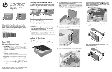 HP rp5800 Base Model Retail System Guia de instalação | Manualzz