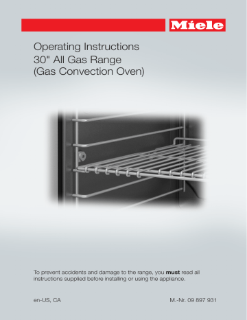Miele HR 1124 Operating Instructions | Manualzz