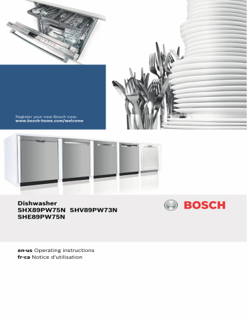 Bosch SHX89PW75N, SHV89PW73N, SHE89PW75N Operating Instructions | Manualzz