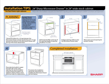 Sharp KB6524PS Installation Tips: 24"in 24"Face Frame Cabinet (File ...