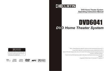 Curtis DVD Player DVD6041 Instruction manual | Manualzz
