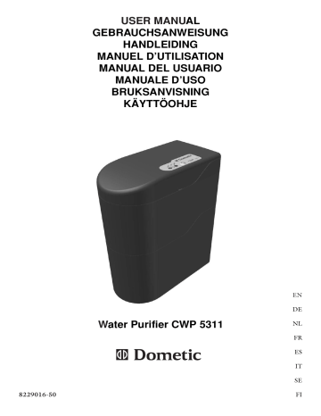 Dometic Water System CWP 5311 User manual | Manualzz