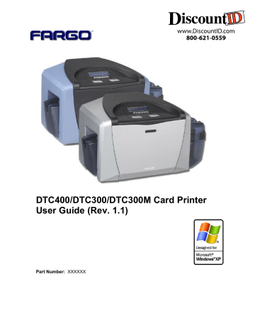 FARGO electronic Printer DTC400 User guide | Manualzz