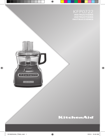 KitchenAid Food Processor KFP0722 User manual | Manualzz