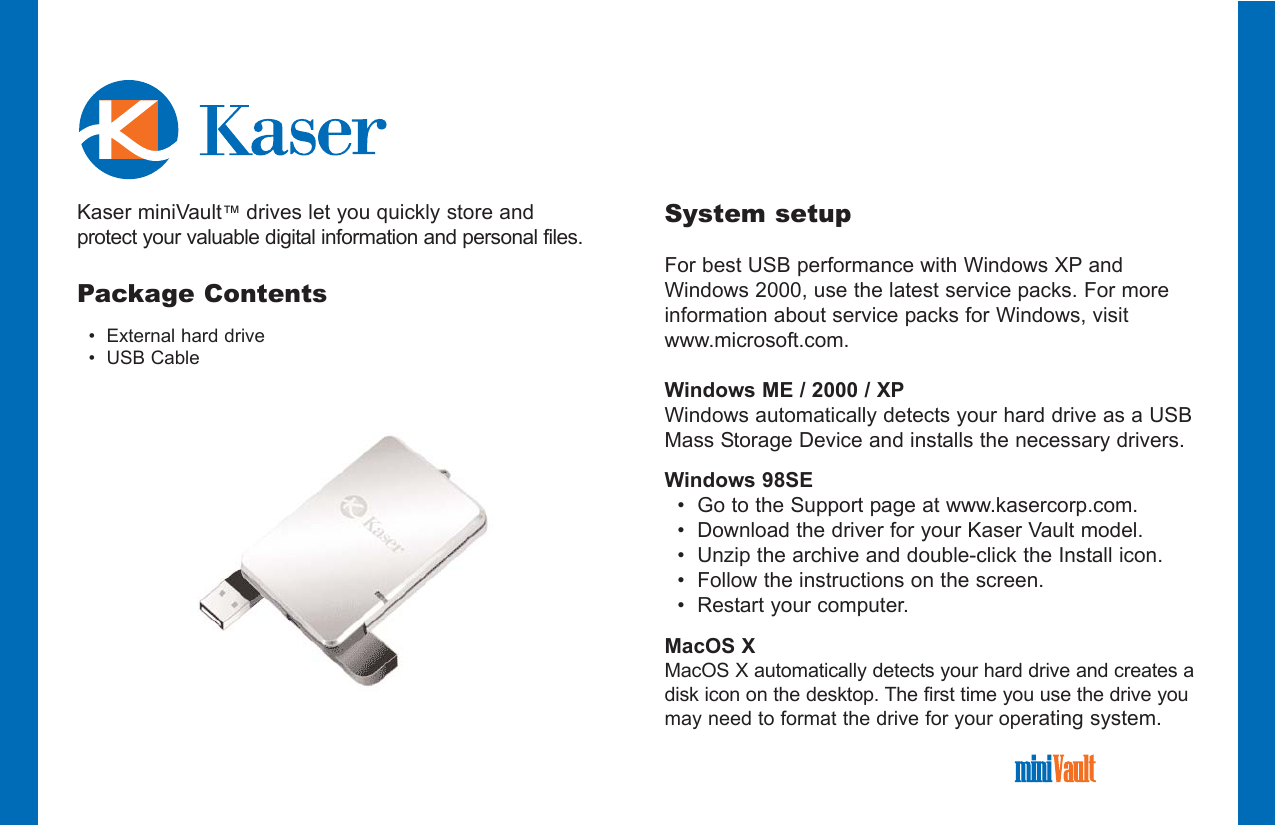 Kaser Computer Drive Computer Drive User manual | Manualzz