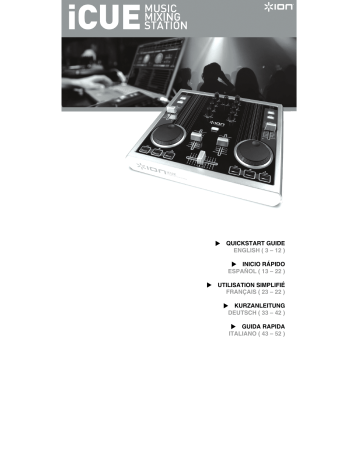 ION Music Mixer iCUE User manual | Manualzz