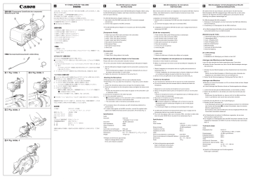 Canon Microphone MA-300 User manual | Manualzz