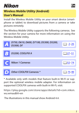 Nikon D610 - User manual, User's manual, User Guide