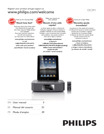 Philips Laptop Docking Station DC291 User manual | Manualzz