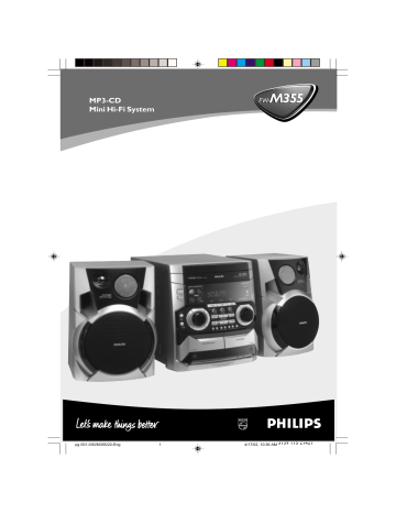 Philips Speaker System FW-M355 User manual | Manualzz