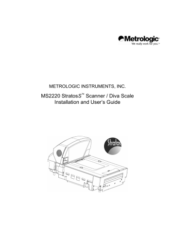 Metrologic Instruments Scanner MS2220 User manual | Manualzz