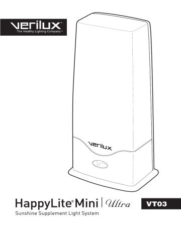 Verilux HappyLite Mini Ultra User Manual | Manualzz