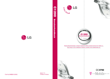LG C1200 User guide | Manualzz