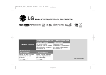 LG HT503TH Handleiding | Manualzz