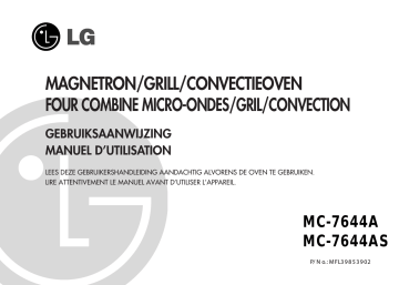 LG MC-7644AS Handleiding | Manualzz