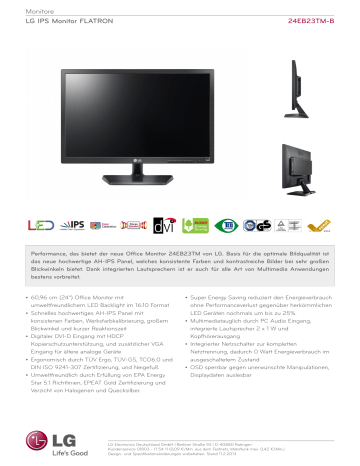 LG 24EB23TM-B Datenblatt | Manualzz