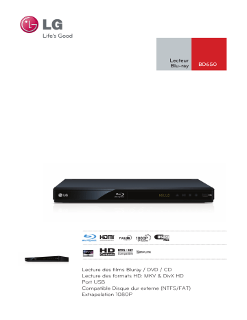 LG BD650 Spécification | Manualzz