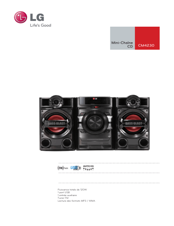 LG CM4230 Spécification | Manualzz