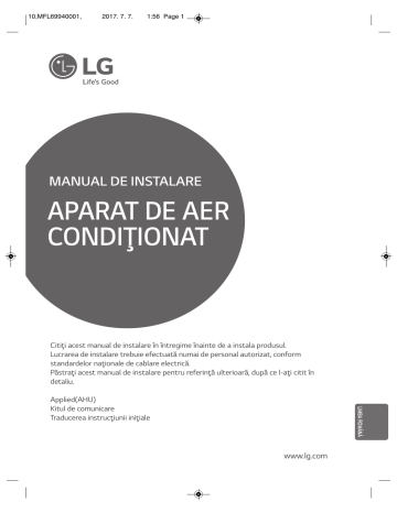 LG PAHCMS000 Manual de utilizare | Manualzz