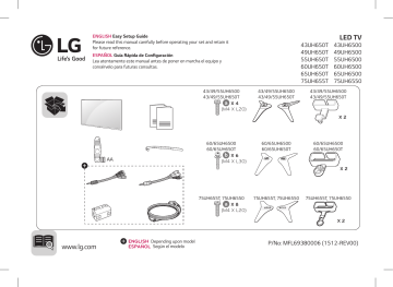 LG 43UH6500 Manual de usuario | Manualzz