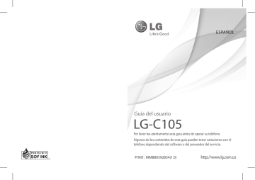 LG C105 Manual de usuario | Manualzz