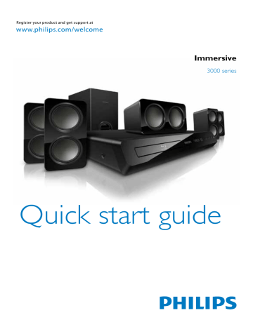Home theater system 3000 Immersive Quick start guide | Manualzz