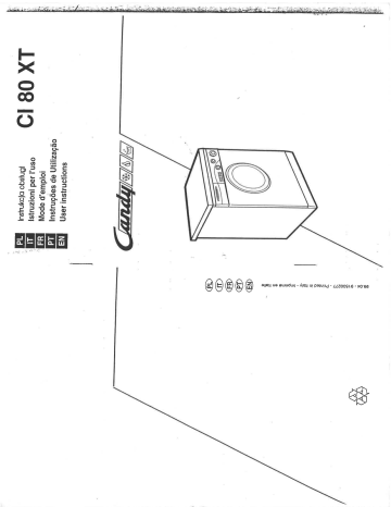 Candy LB CI 80 XTR Front Loading Washing Machine User Manual | Manualzz