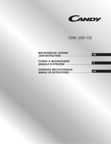 Candy CMC 25D CS Manuale utente | Manualzz