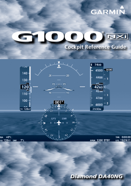 Garmin G1000 NXi - Diamond DA40NG - Reference guide, User Guide