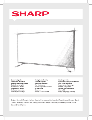 Sharp Full HD LED TV Quick start guide | Manualzz