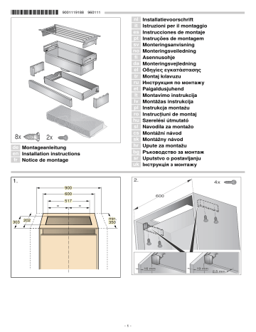 Bosch DSZ4680 CleanAir Recirculation Kit Installation guide | Manualzz