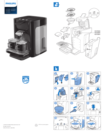 SENSEO® SENSEO® Quadrante Coffee pod machine HD7863/80 User manual | Manualzz