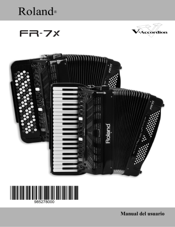 Roland FR-7x V-Accordion® Manual | Manualzz