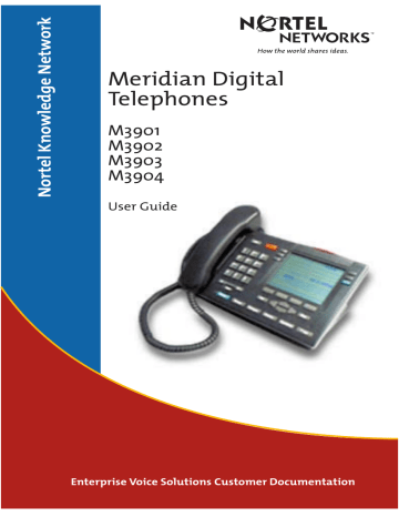 Nortel M3902 Phone (NTMN32GA-70, NTMN32GA-66) User Guide | Manualzz