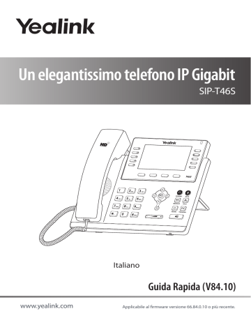 Yealink SIP-T46S Guida Rapida | Manualzz