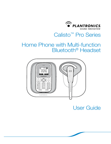 Plantronics Calisto Pro Series User Guide | Manualzz