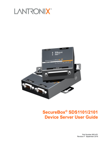 Lantronix SecureBox SDS1101 User Guide | Manualzz