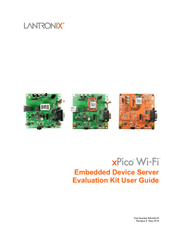 Lantronix xPico Wi-Fi: Embedded Wi-Fi Module User Guide | Manualzz