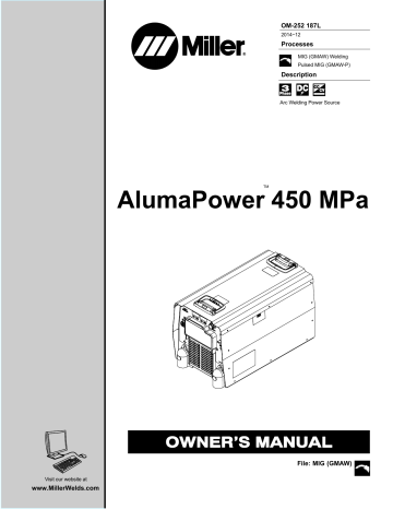 Miller ALUMAPOWER 450 MPA Owner’s Manual | Manualzz