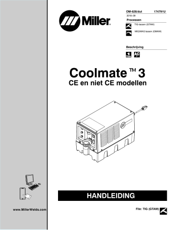 Miller COOLMATE 3 Handleiding | Manualzz