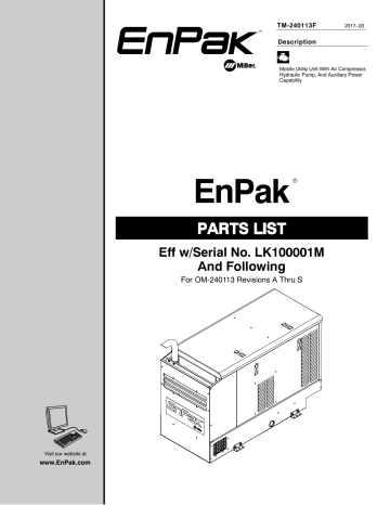 Miller ENPAK User manual | Manualzz