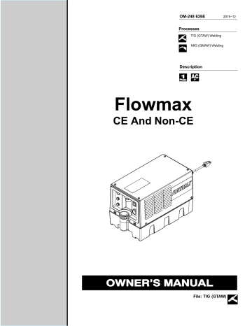 Miller FLOWMAX User manual | Manualzz