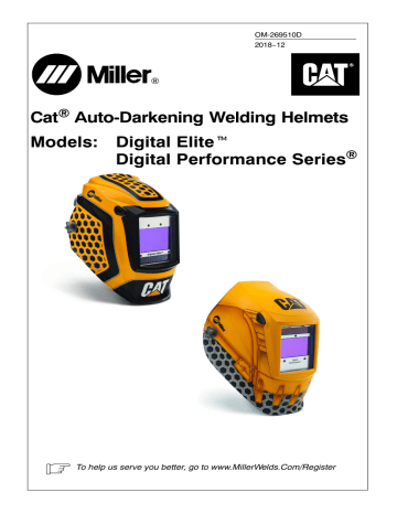Miller HELMET CAT DIGITAL PERFORMANCE User manual | Manualzz