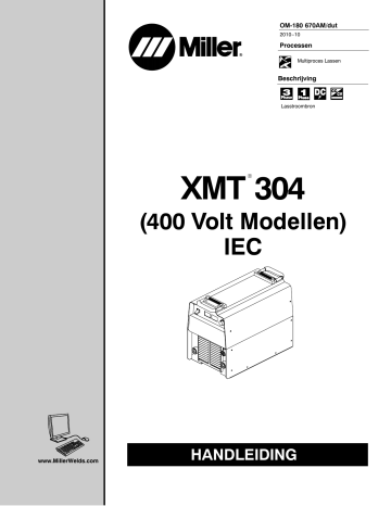 Miller XMT 304 CC AND CC/CV IEC (400 V) Handleiding | Manualzz