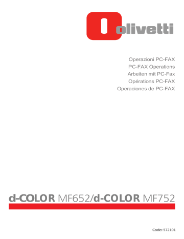 Olivetti d-Color MF652 - MF752 User manual | Manualzz