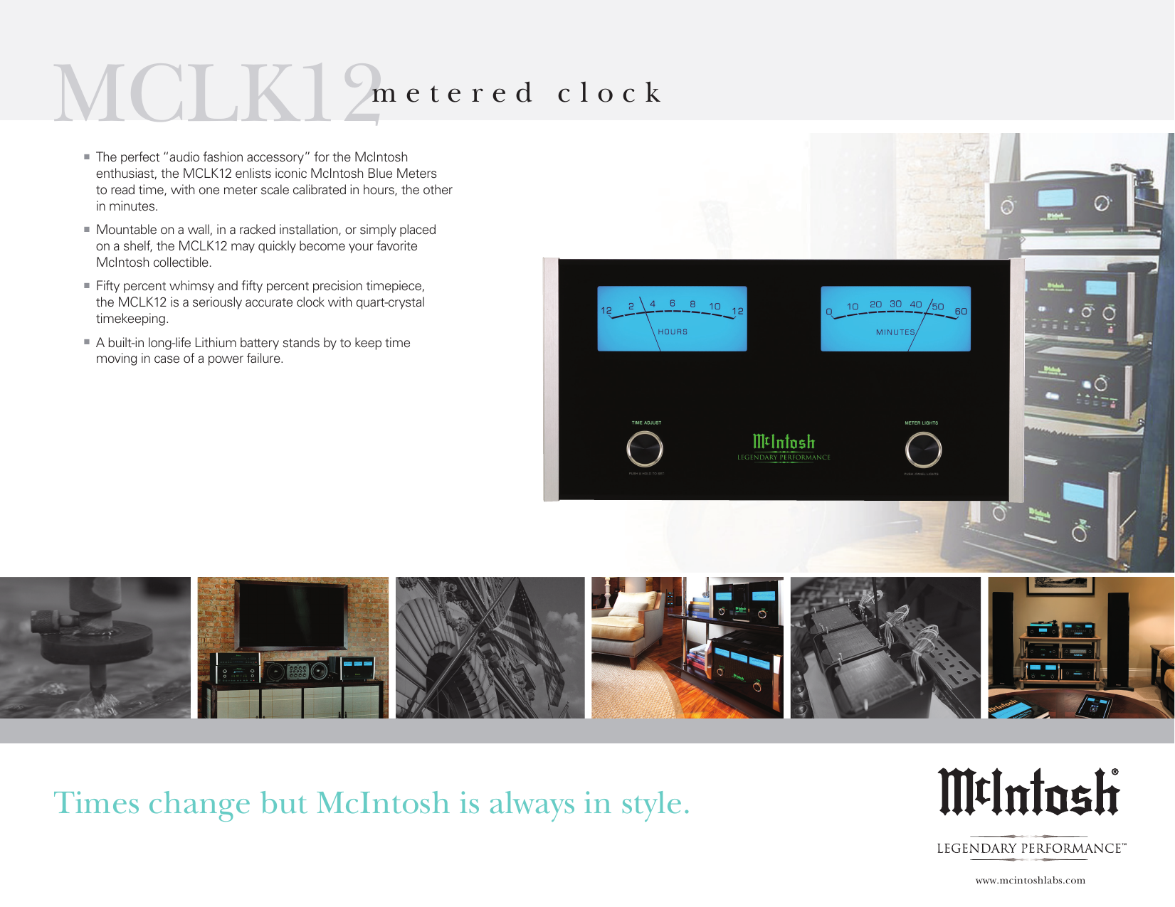 Mcintosh McIntosh Clock Owner manual | Manualzz
