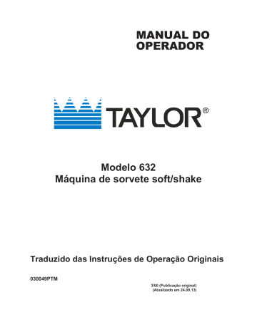 Taylor Model 632 Manual de usuario | Manualzz